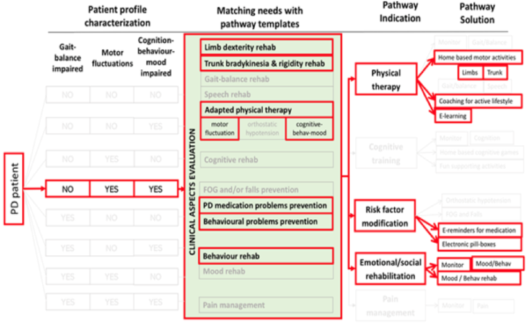Designing new clinical pathways – vCare Project